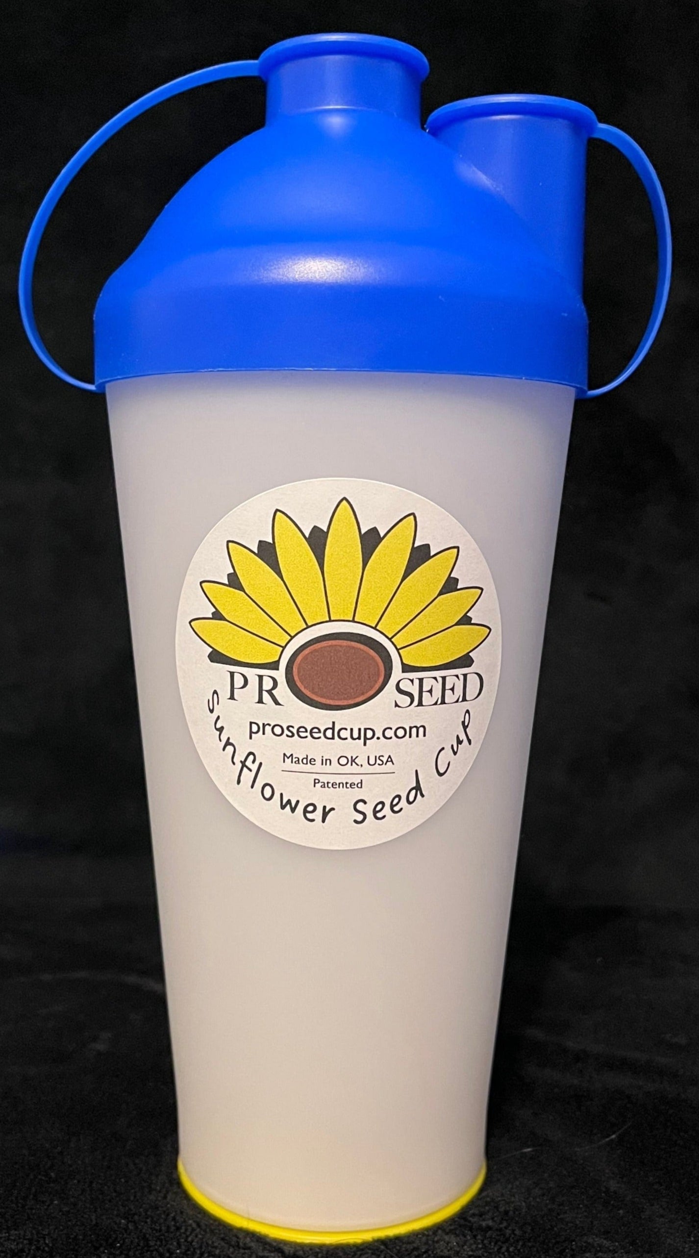 ProSeed® Cup holds sunflower seeds & shell disposal in one simple cup ...