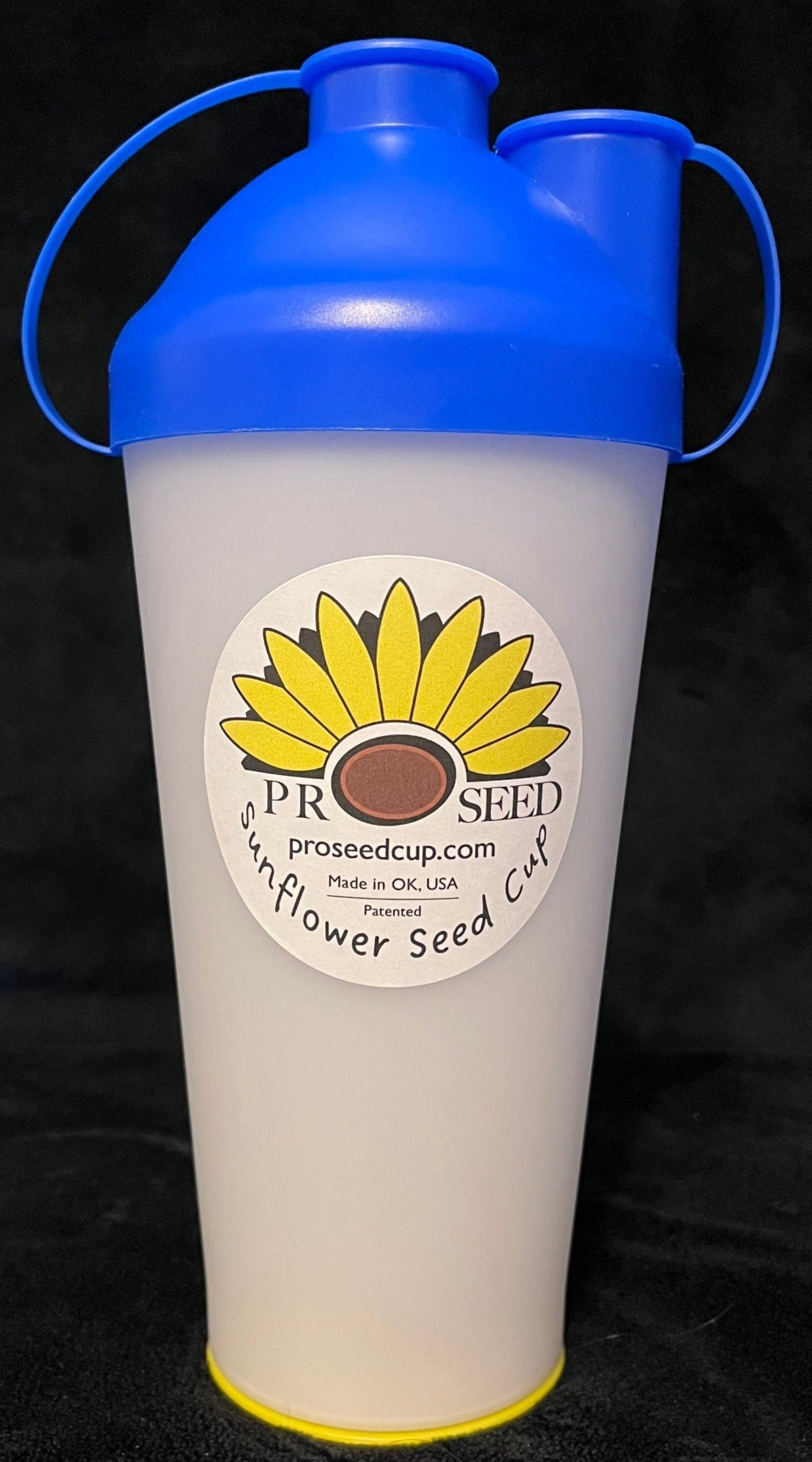ProSeed® Cup holds sunflower seeds & shell disposal in one simple cup ...